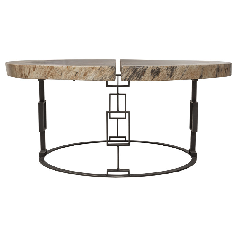 Live Edge Solid Wood Top Coffee Table